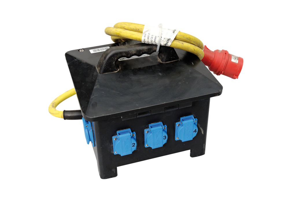 Bodenverteiler 400V 32A / 9x 230V Schuko | GTD